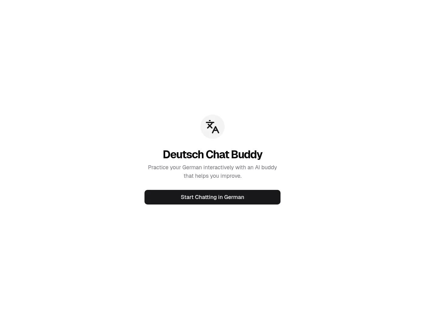 Deutsch Chat Buddy