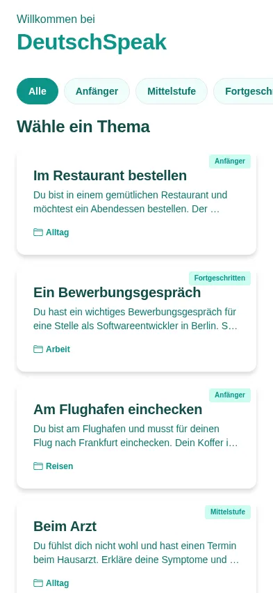 DeutschSpeak Immersion