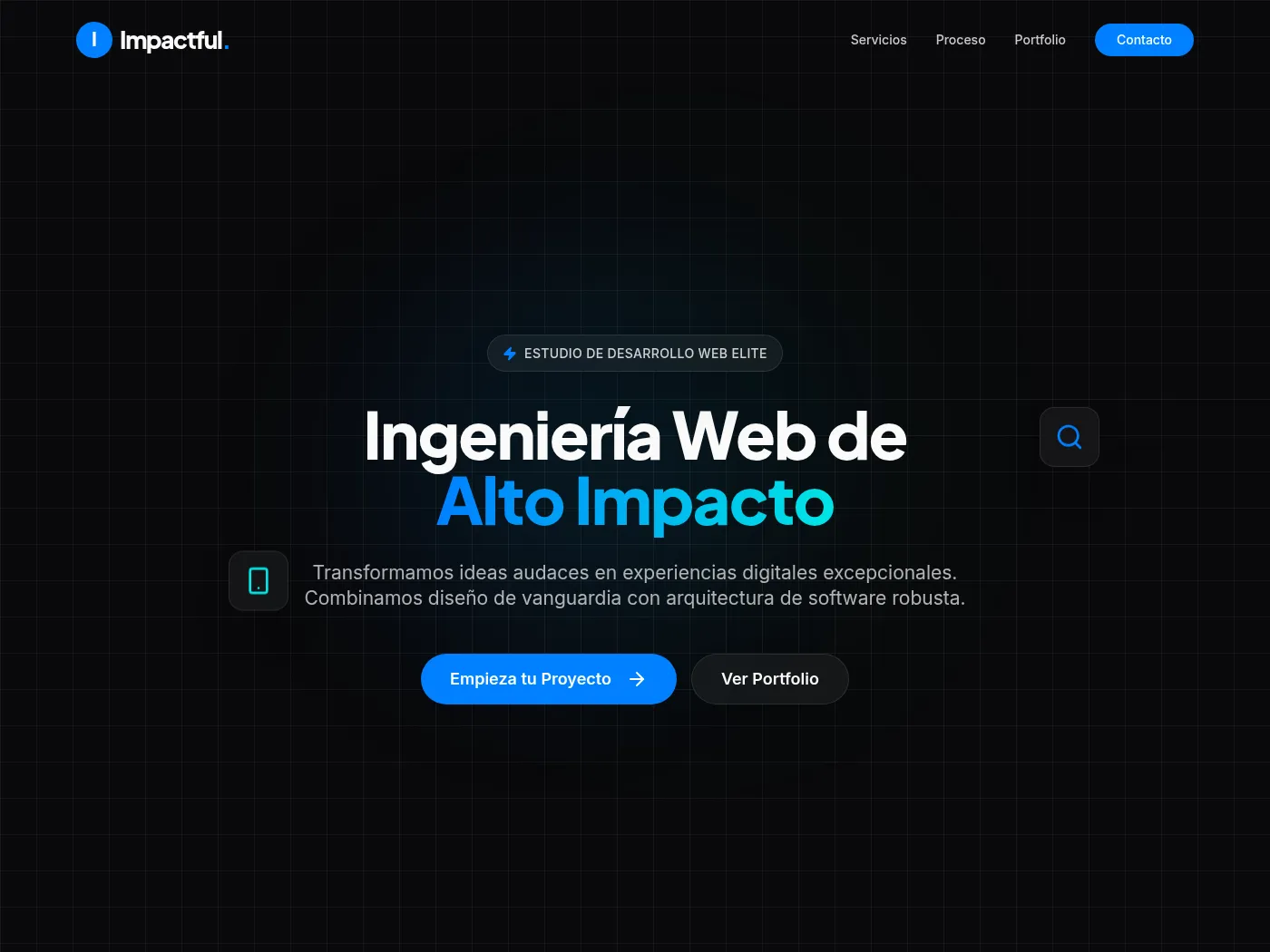 Impactful Dev Agency Landing