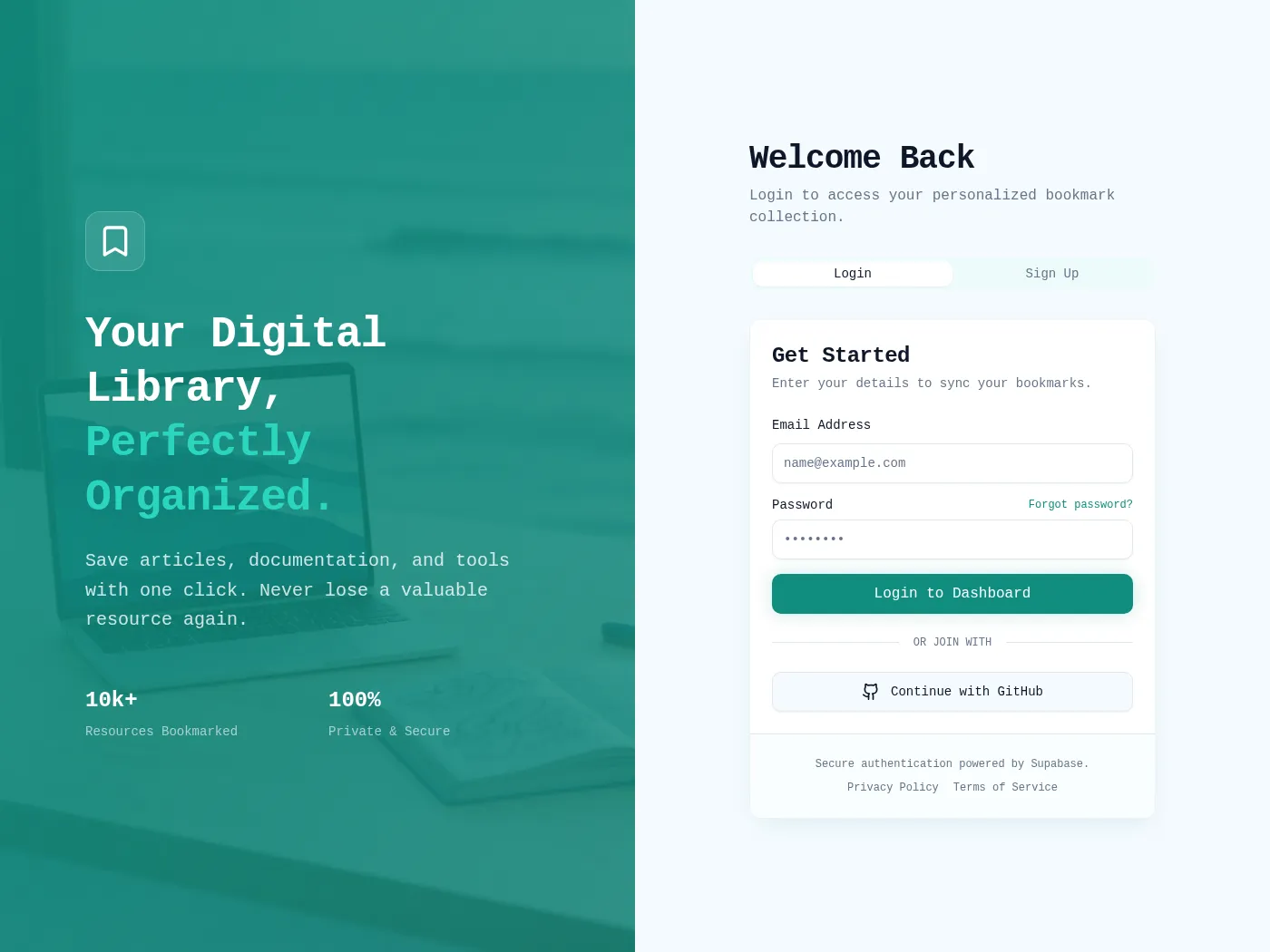 Dev Bookmarker