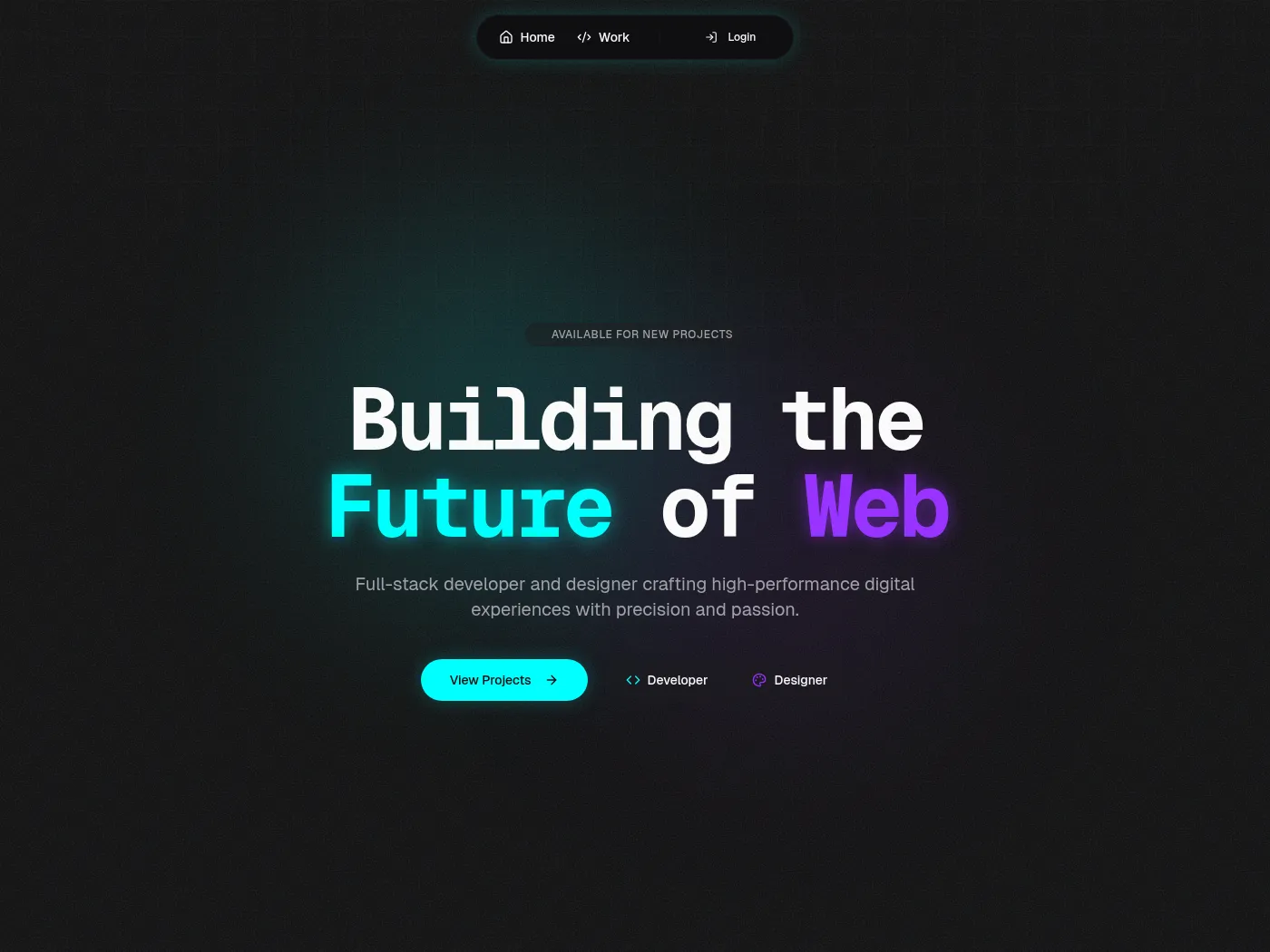 Dev Designer Portfolio