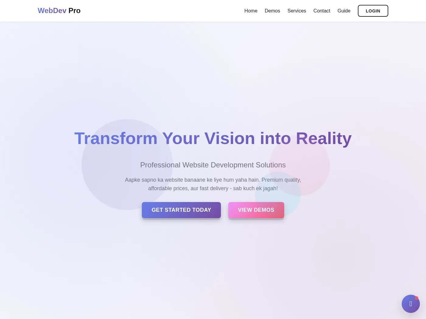WebDev Pro Platform