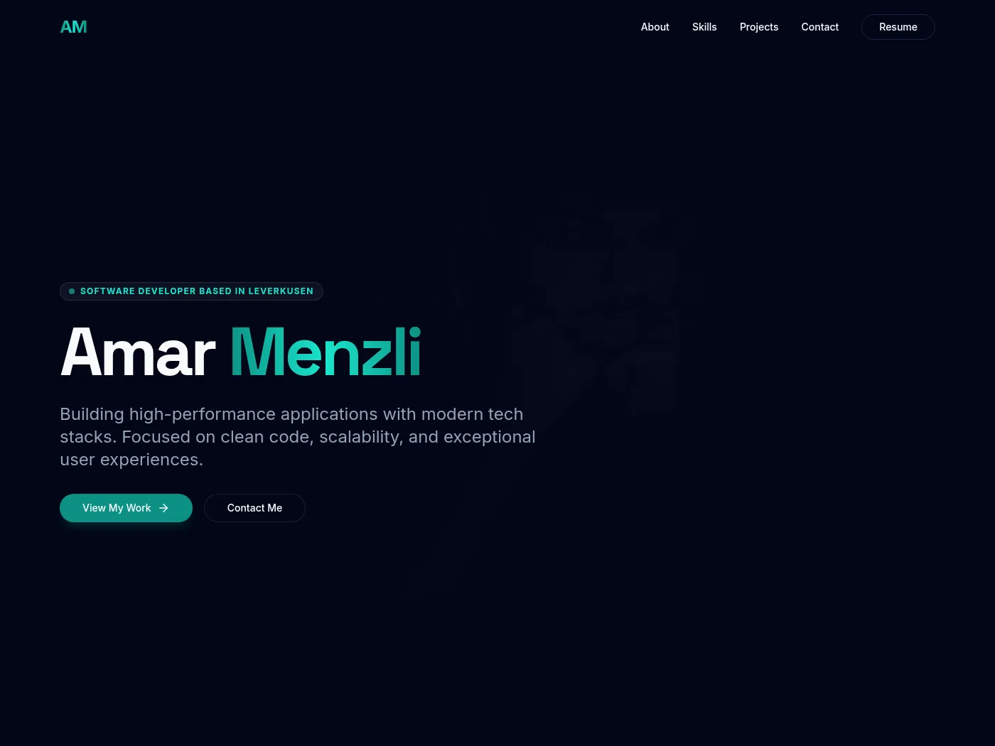 Dev Portfolio Leverkusen