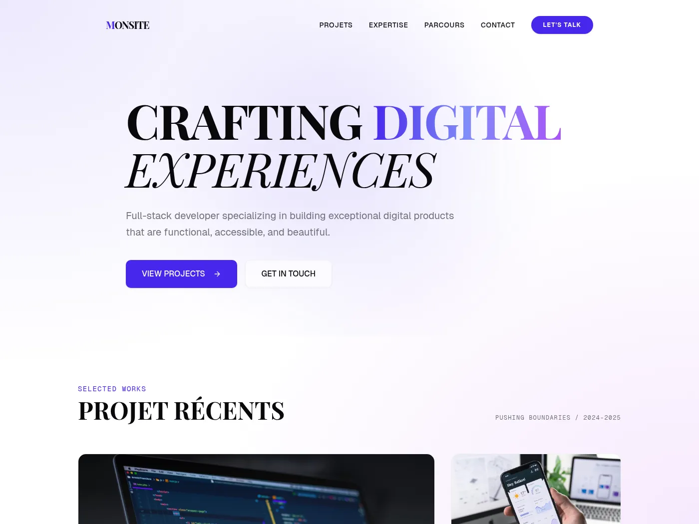 Web Dev Portfolio