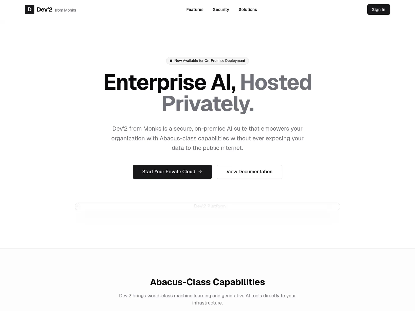 Dev'2 Enterprise AI Suite