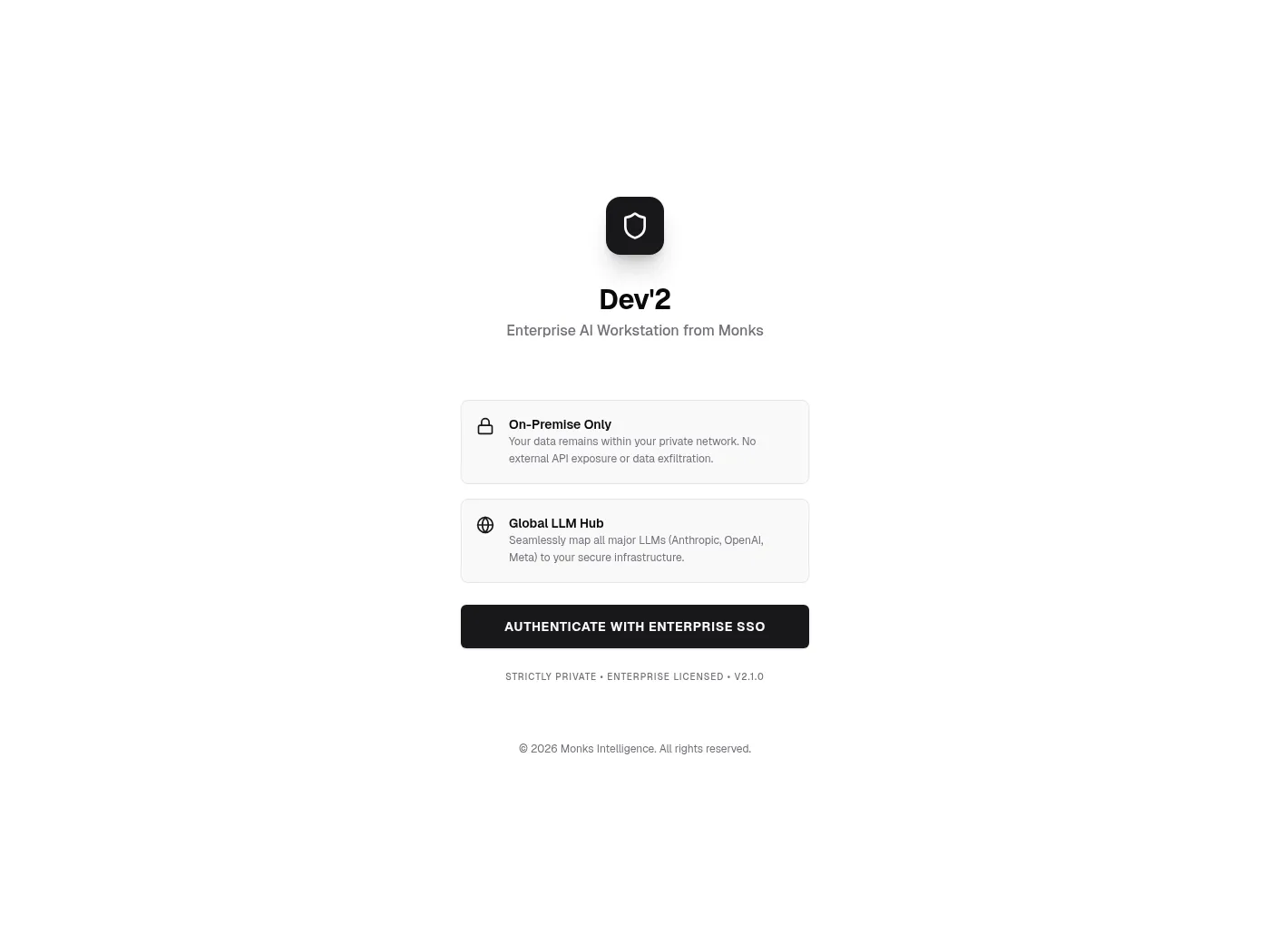 Dev'2 Enterprise AI Suite