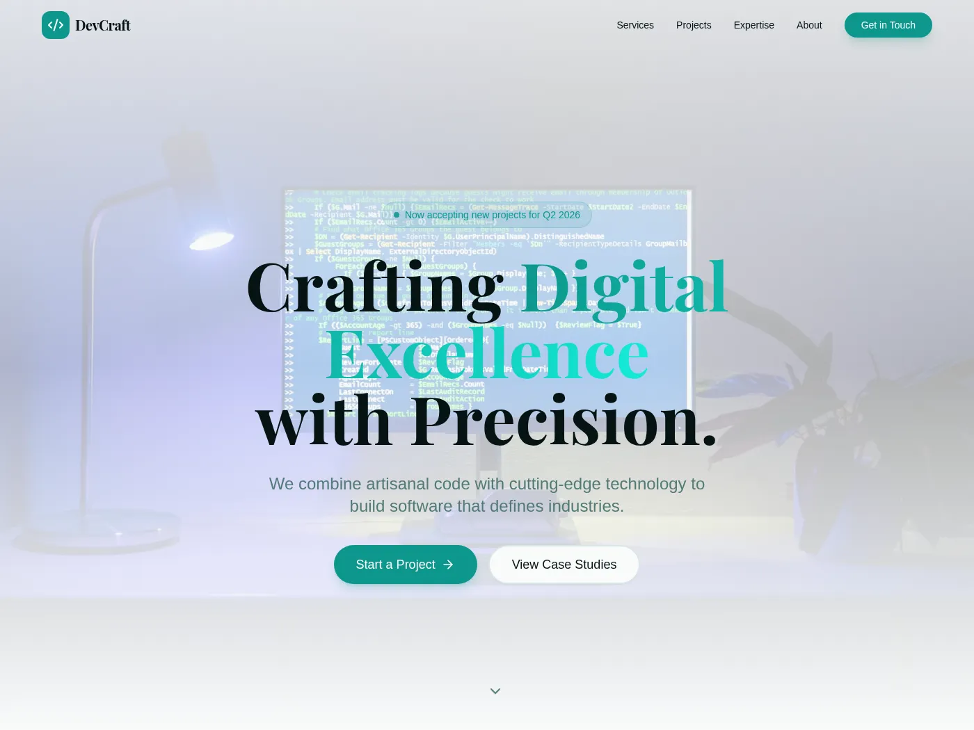 DevCraft Studio Site