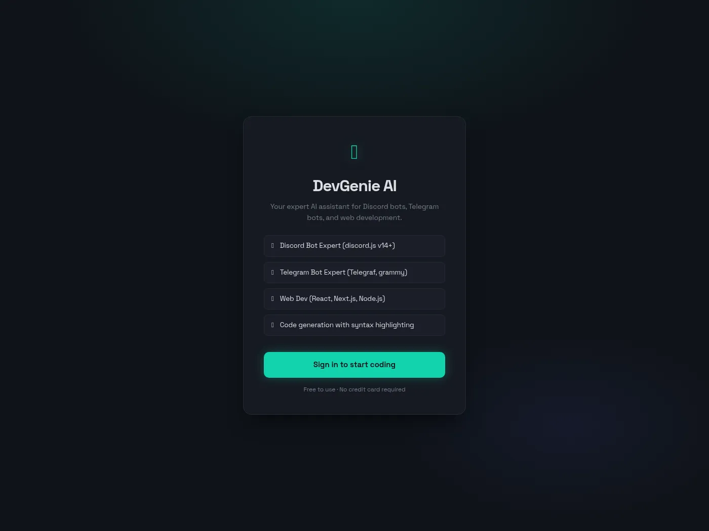 DevGenie AI Assistant