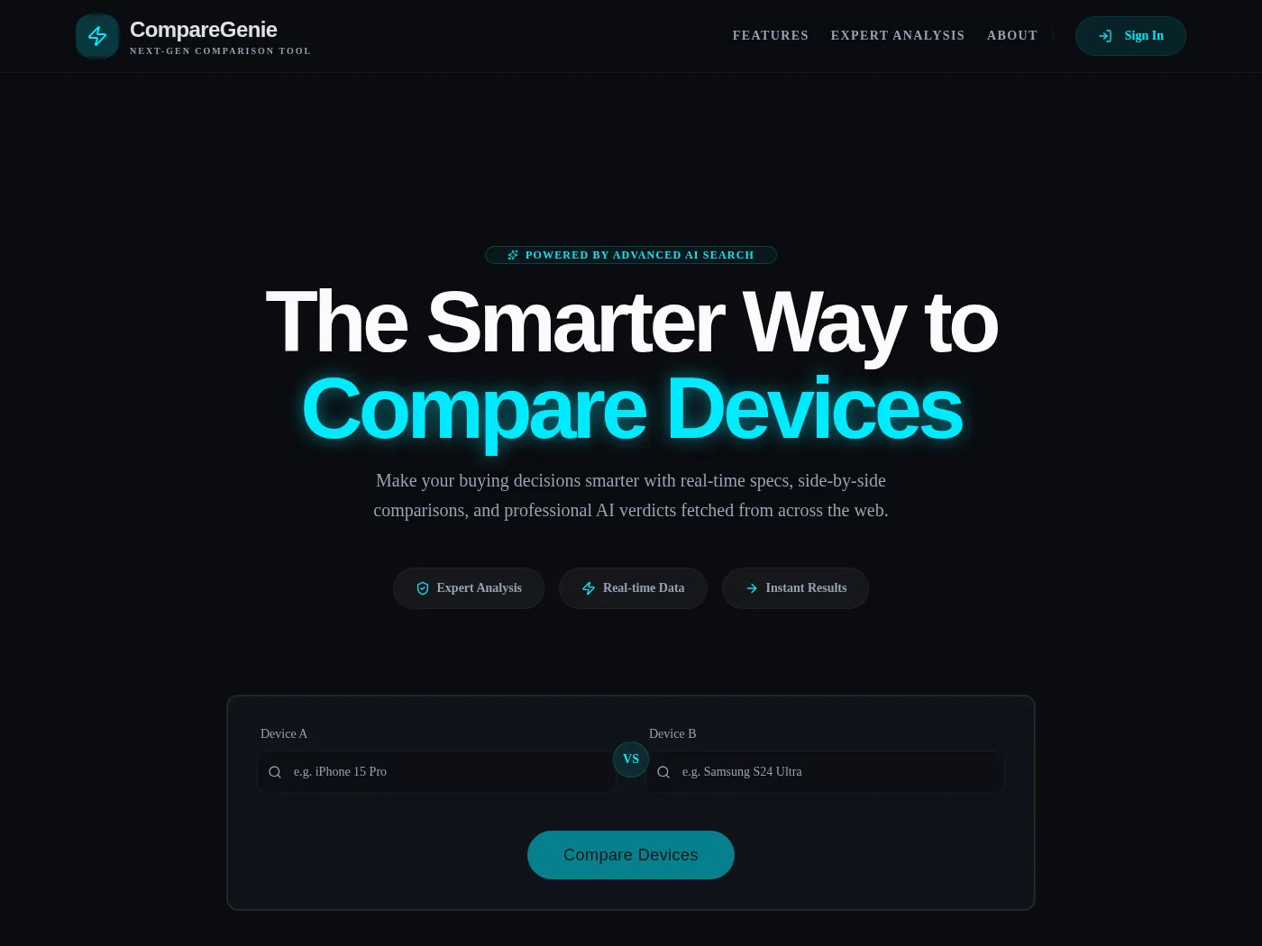 Device Compare Genie