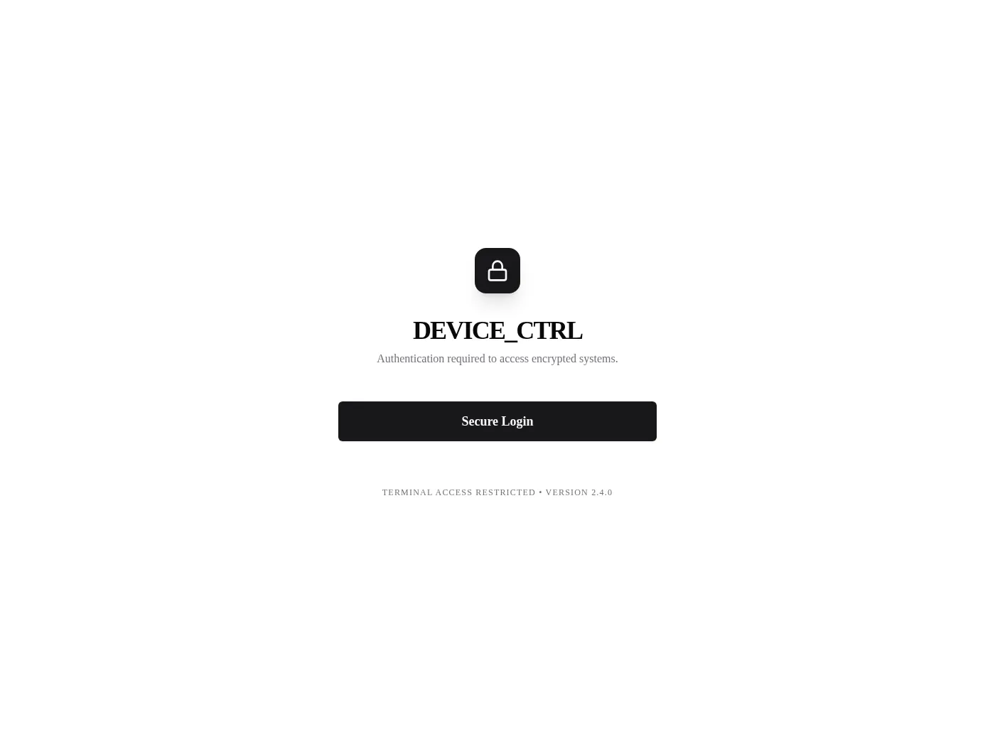 Device Control Dashboard