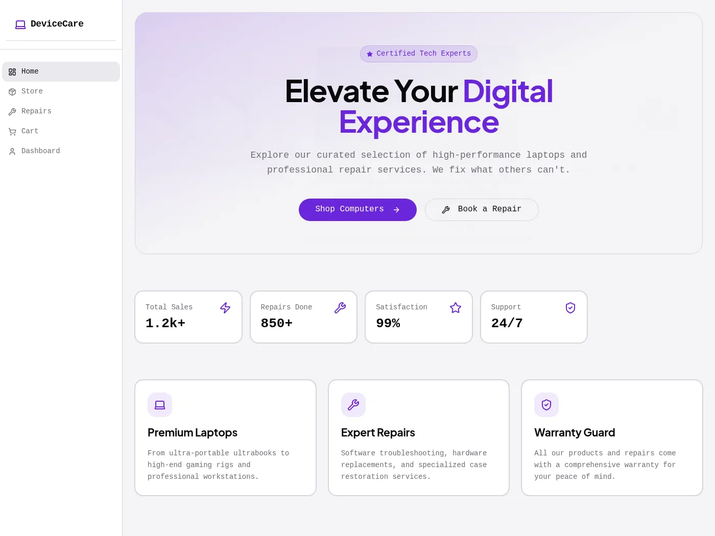 DeviceCare Store