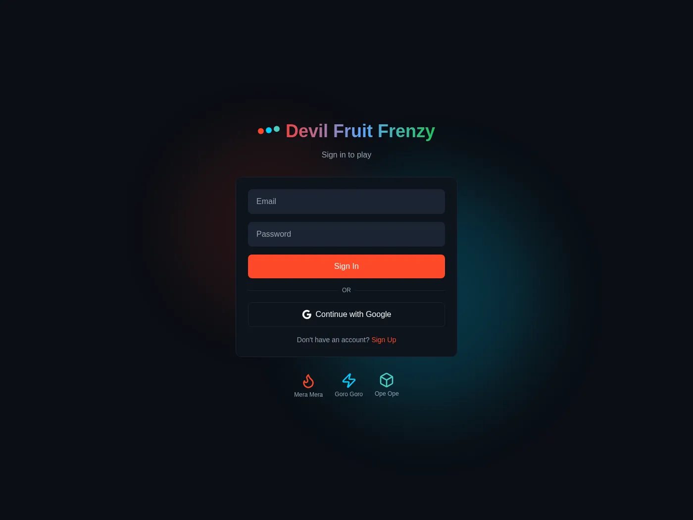 Devil Fruit Frenzy