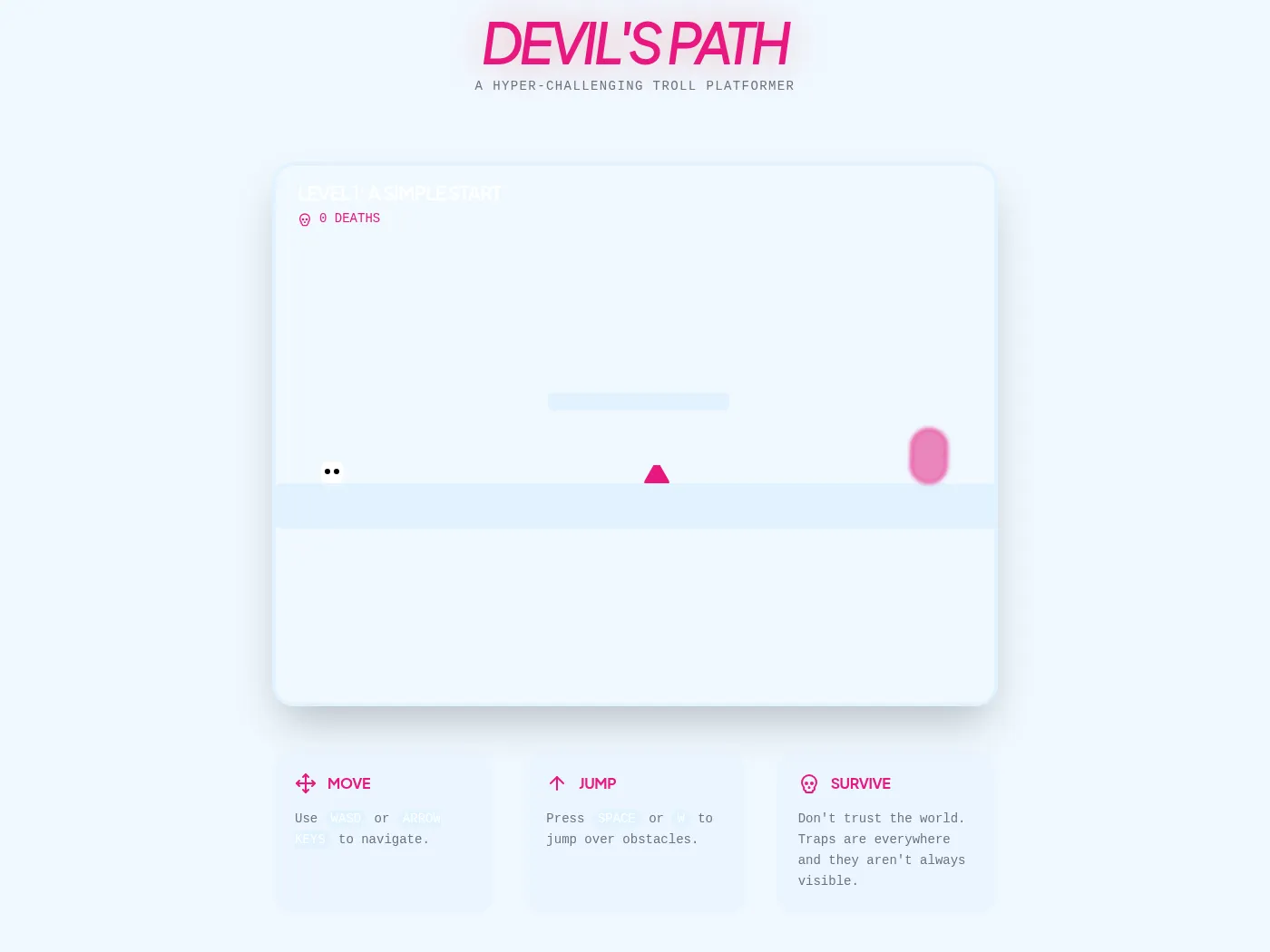 Devil's Path Platformer