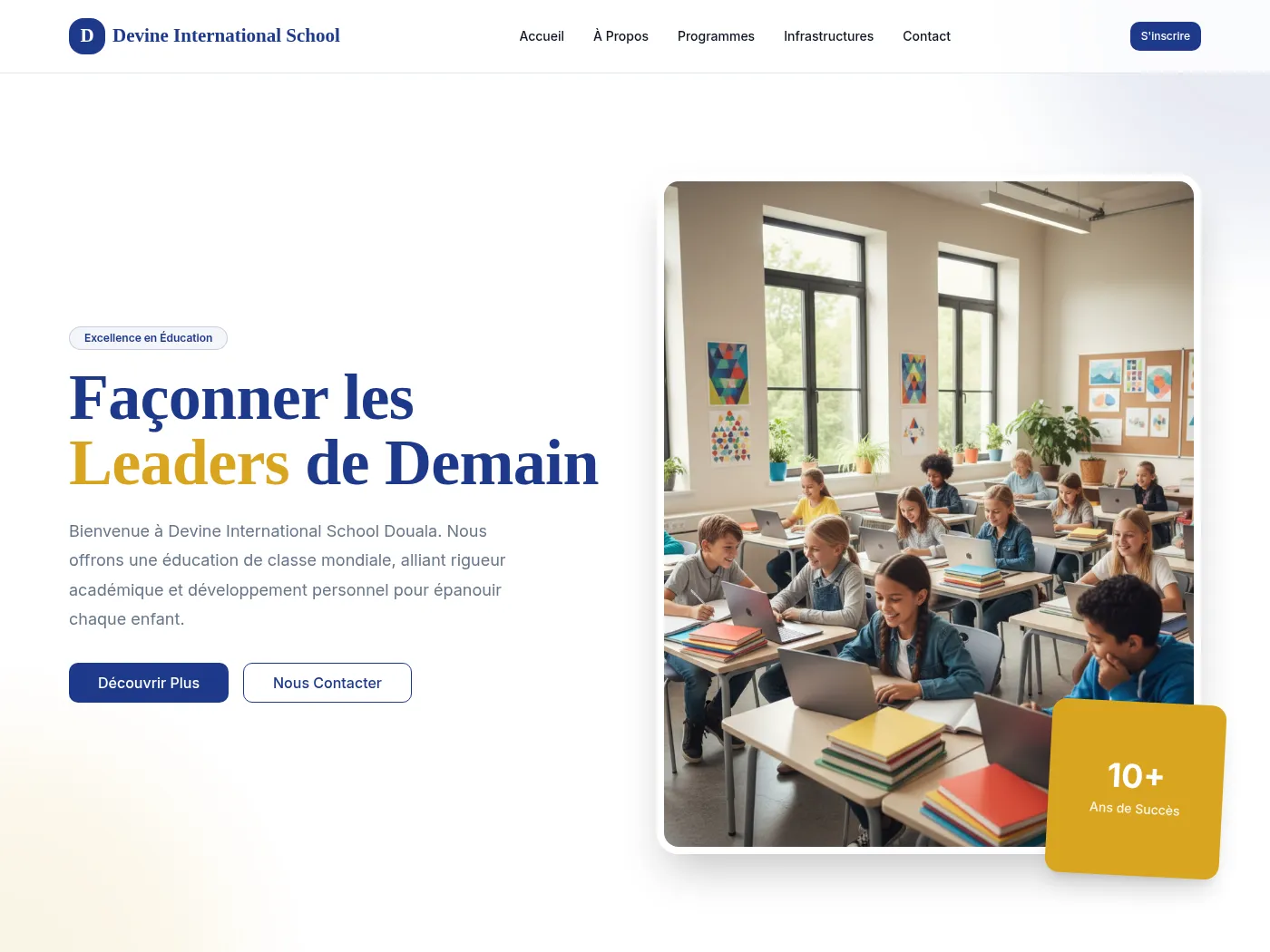 Devine School Web Vitrine