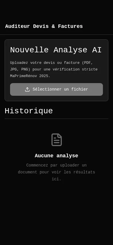 Devis AI Analyzer