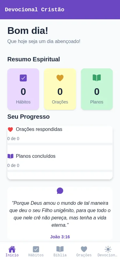 Devocional Cristão App