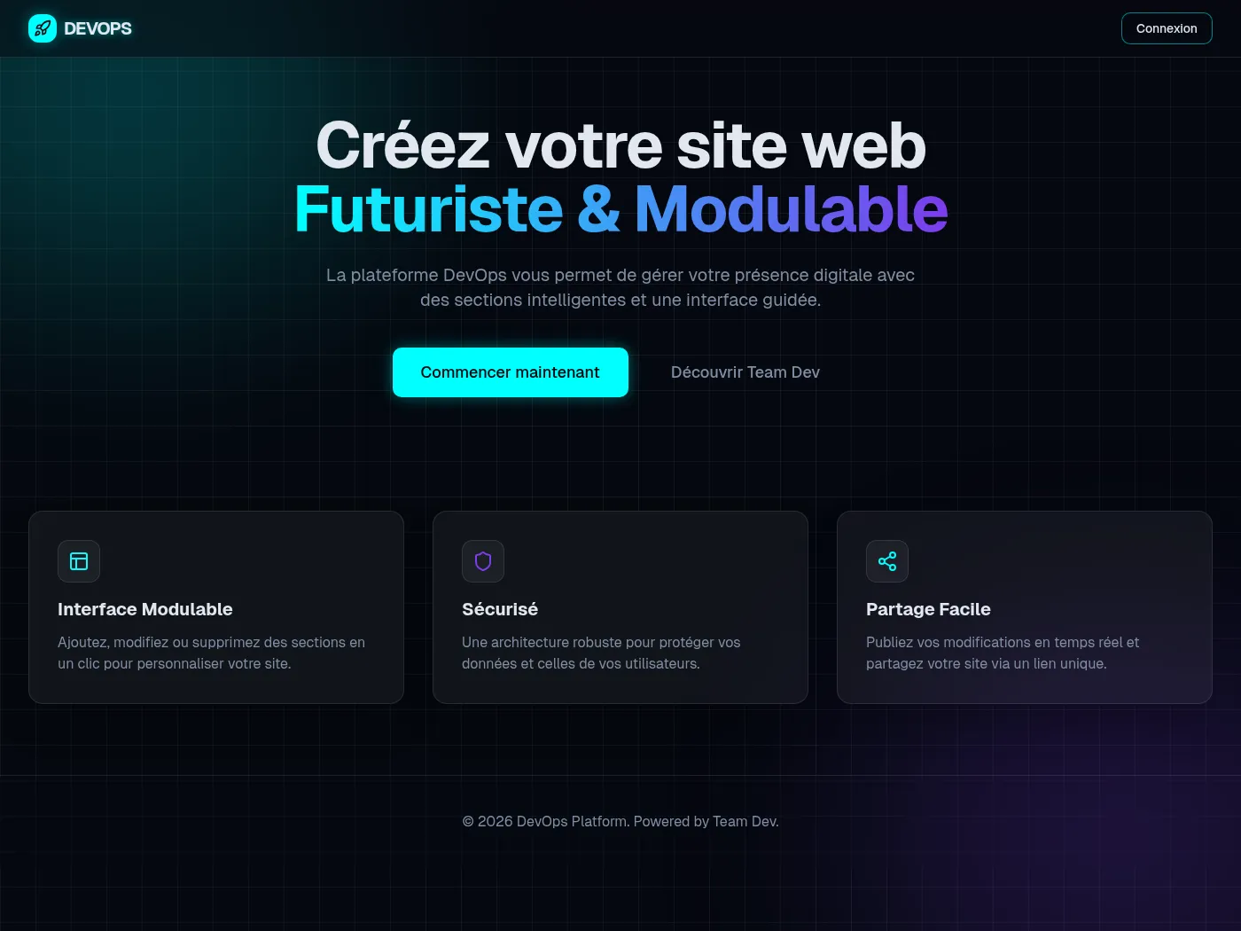 DevOps Web Platform