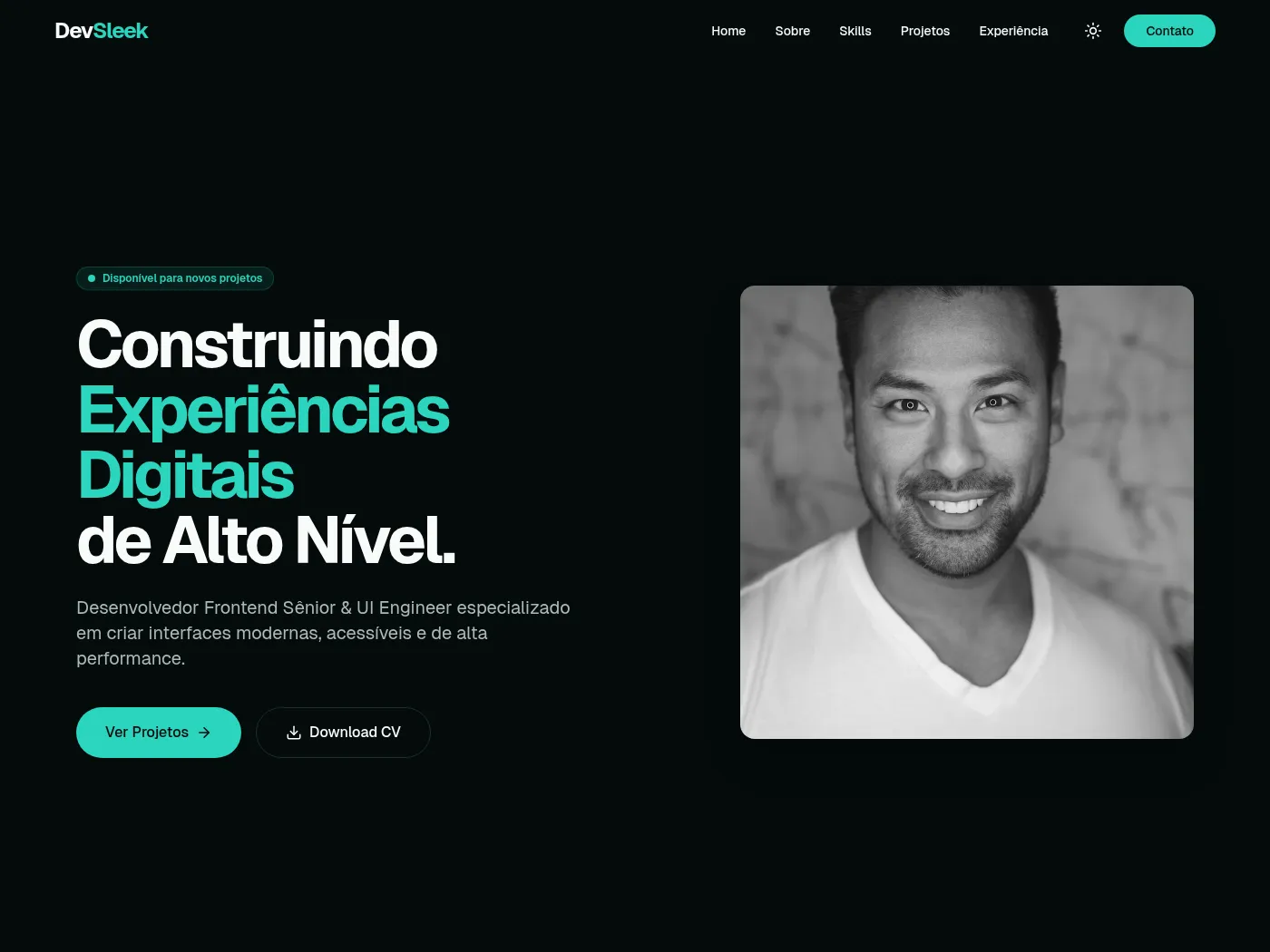 DevSleek Portfolio