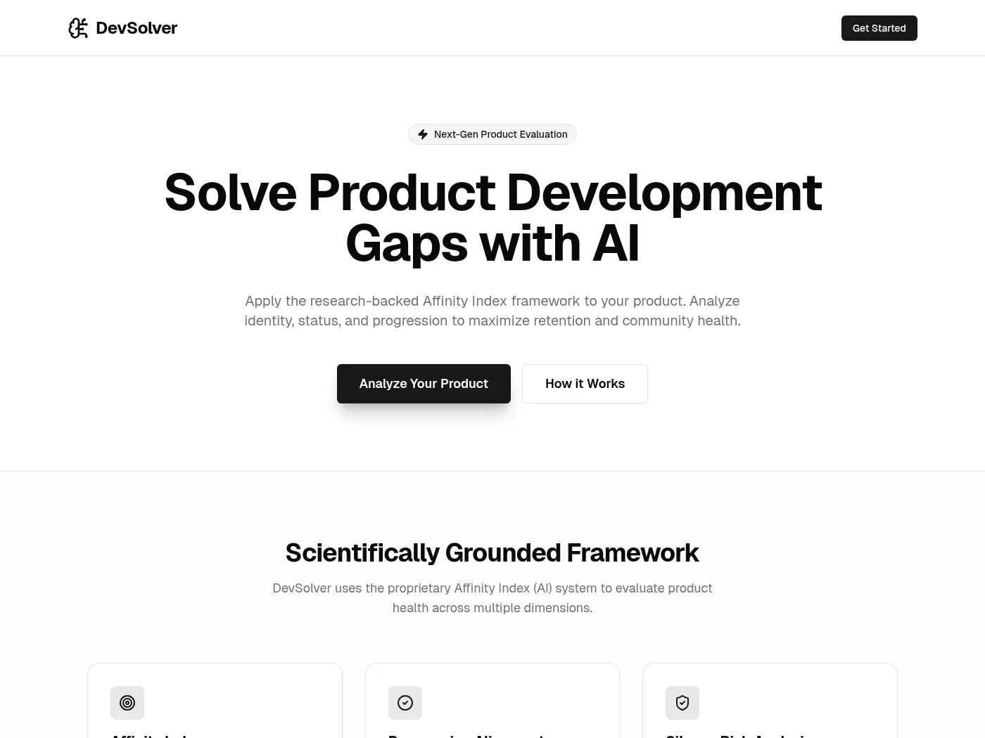 DevSolver Web App