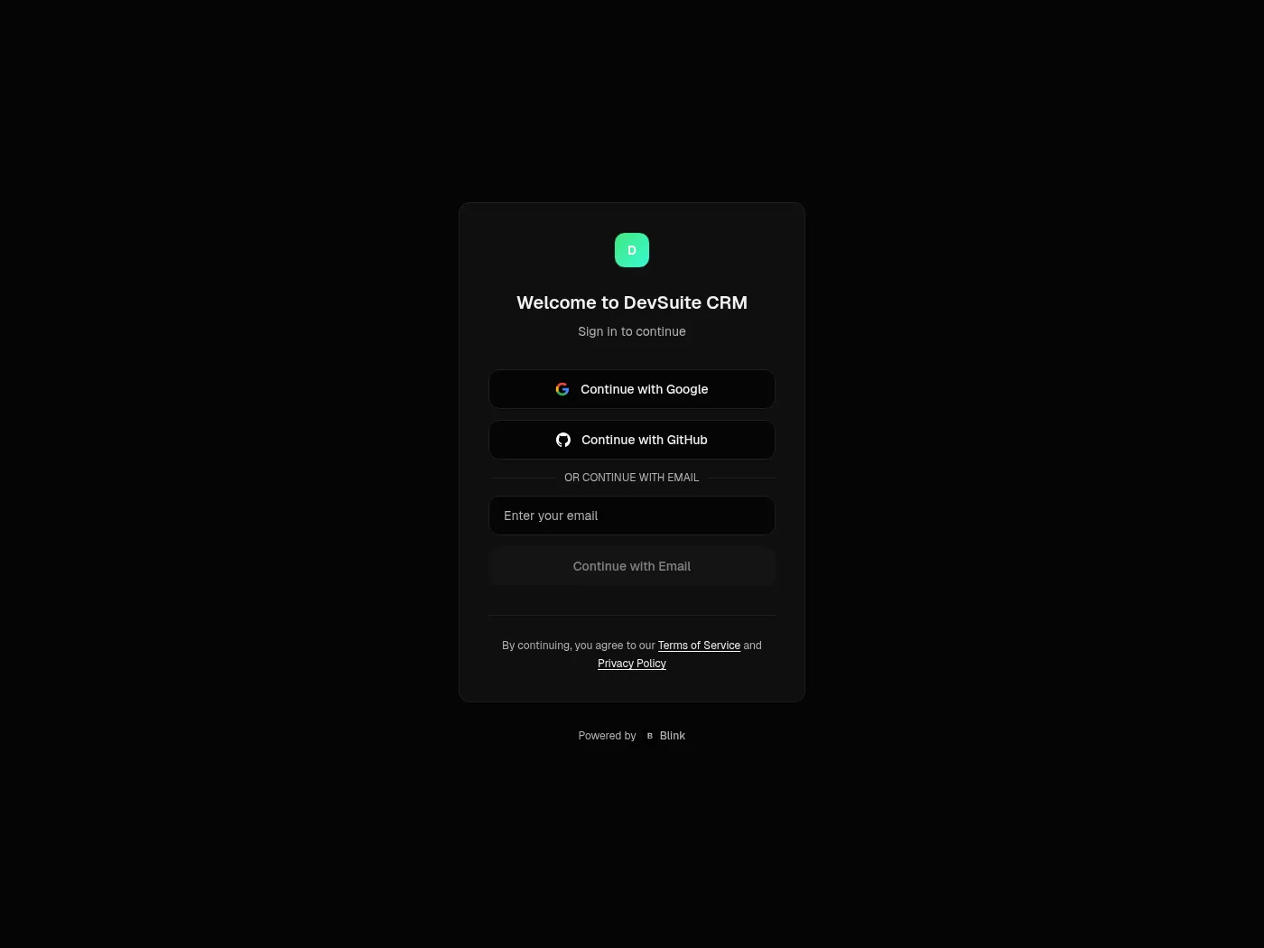 DevSuite CRM