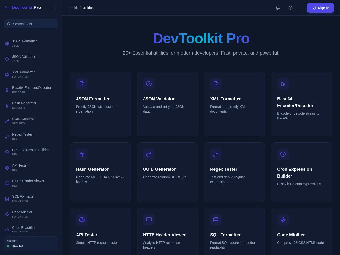 DevToolkit Pro