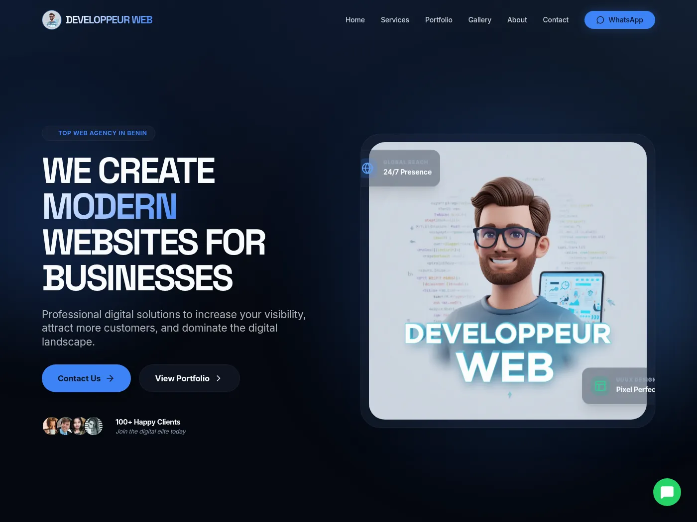 DEVELOPPEUR WEB Agency Site