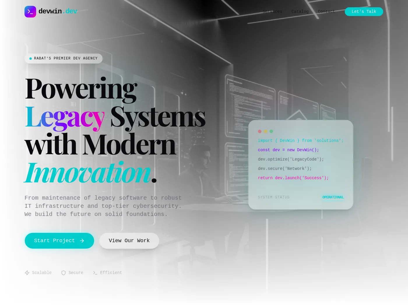 Devwin Professional Web Presence