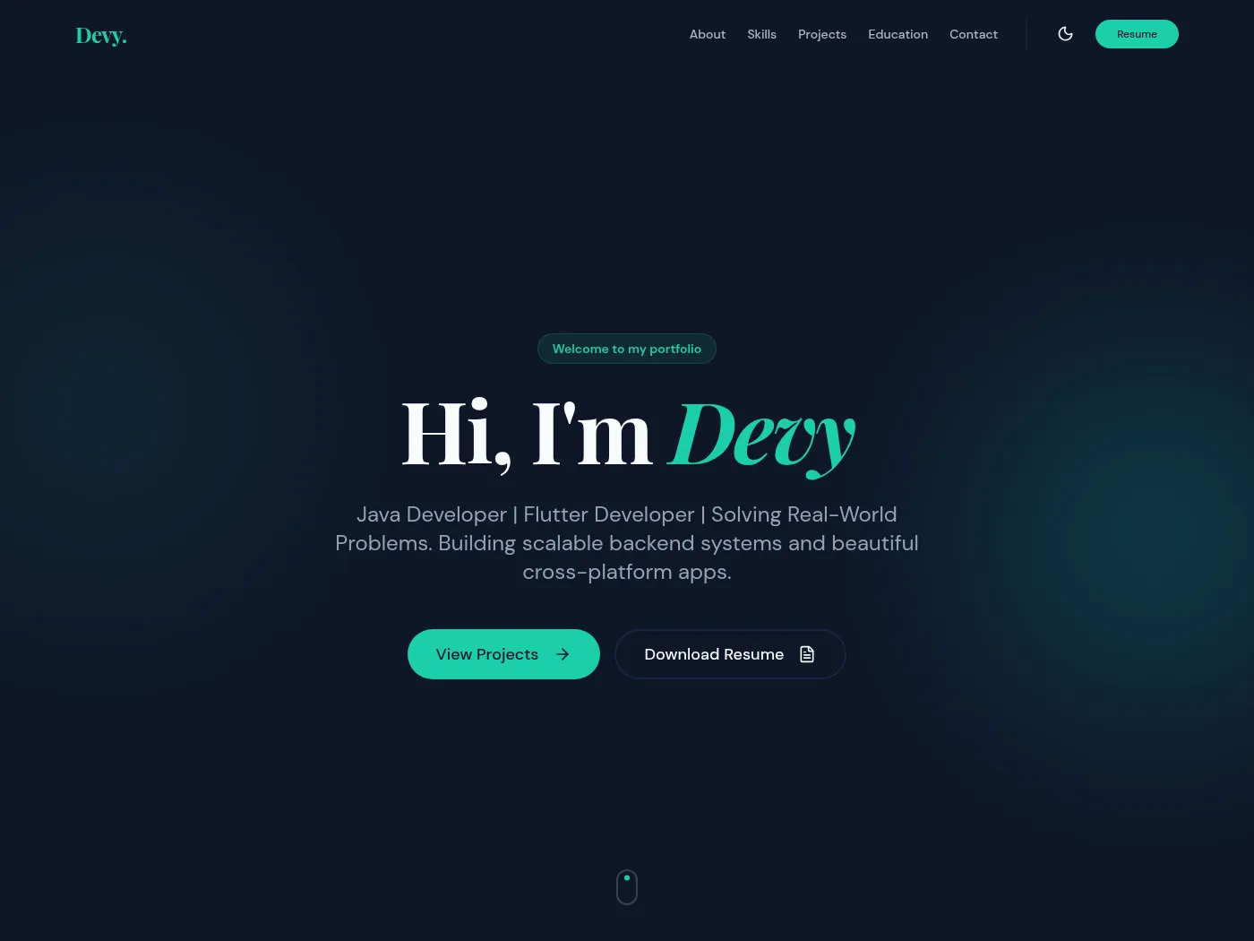 Devy Portfolio Pro
