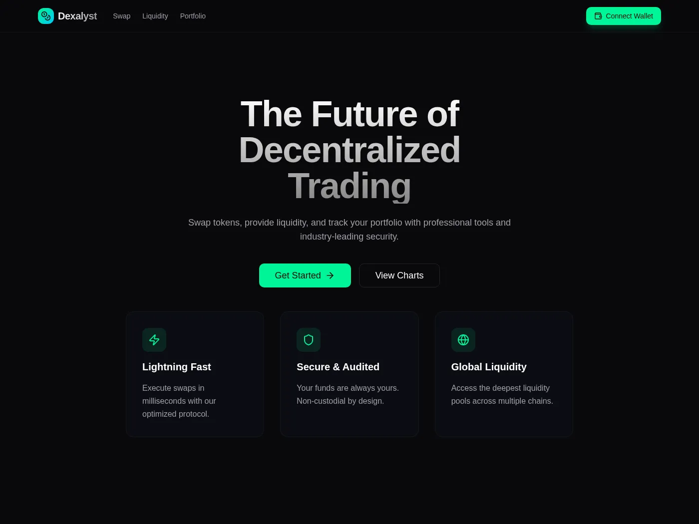Dexalyst Crypto Exchange
