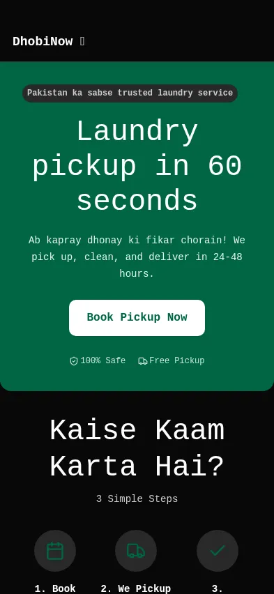 DhobiNow Laundry Service