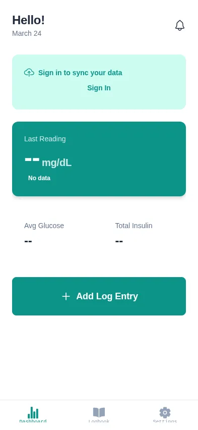 Diabetes Diary App