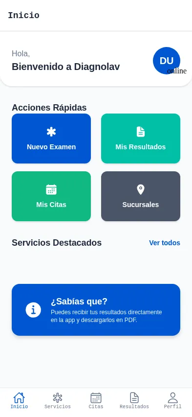Diagnolavan Utility App