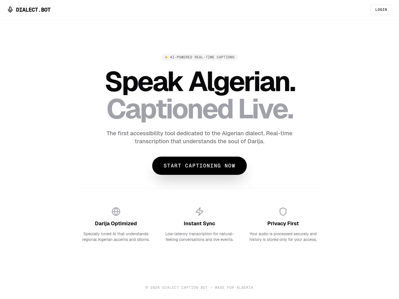 Dialect Caption Bot