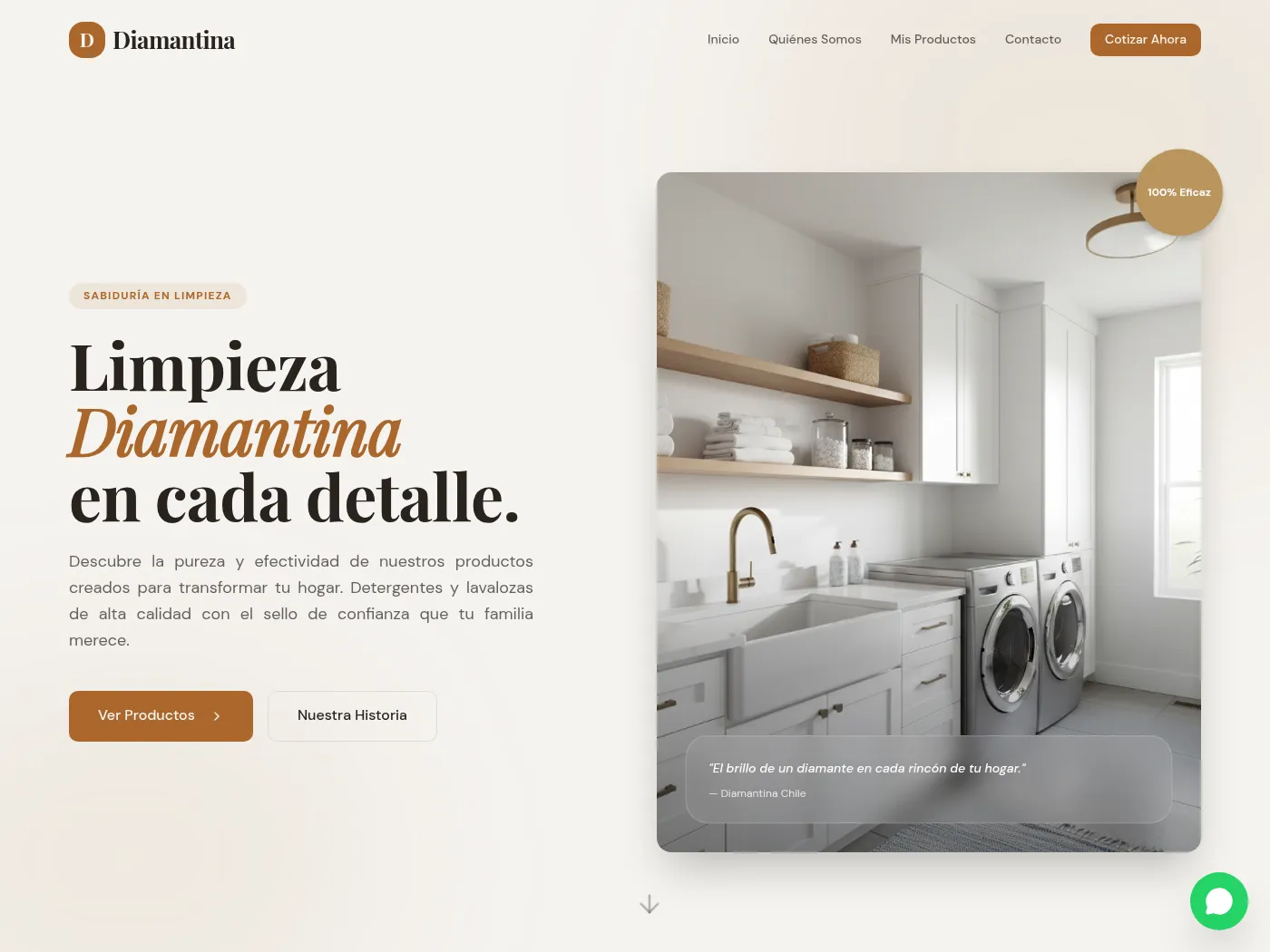 Diamantina Product Site