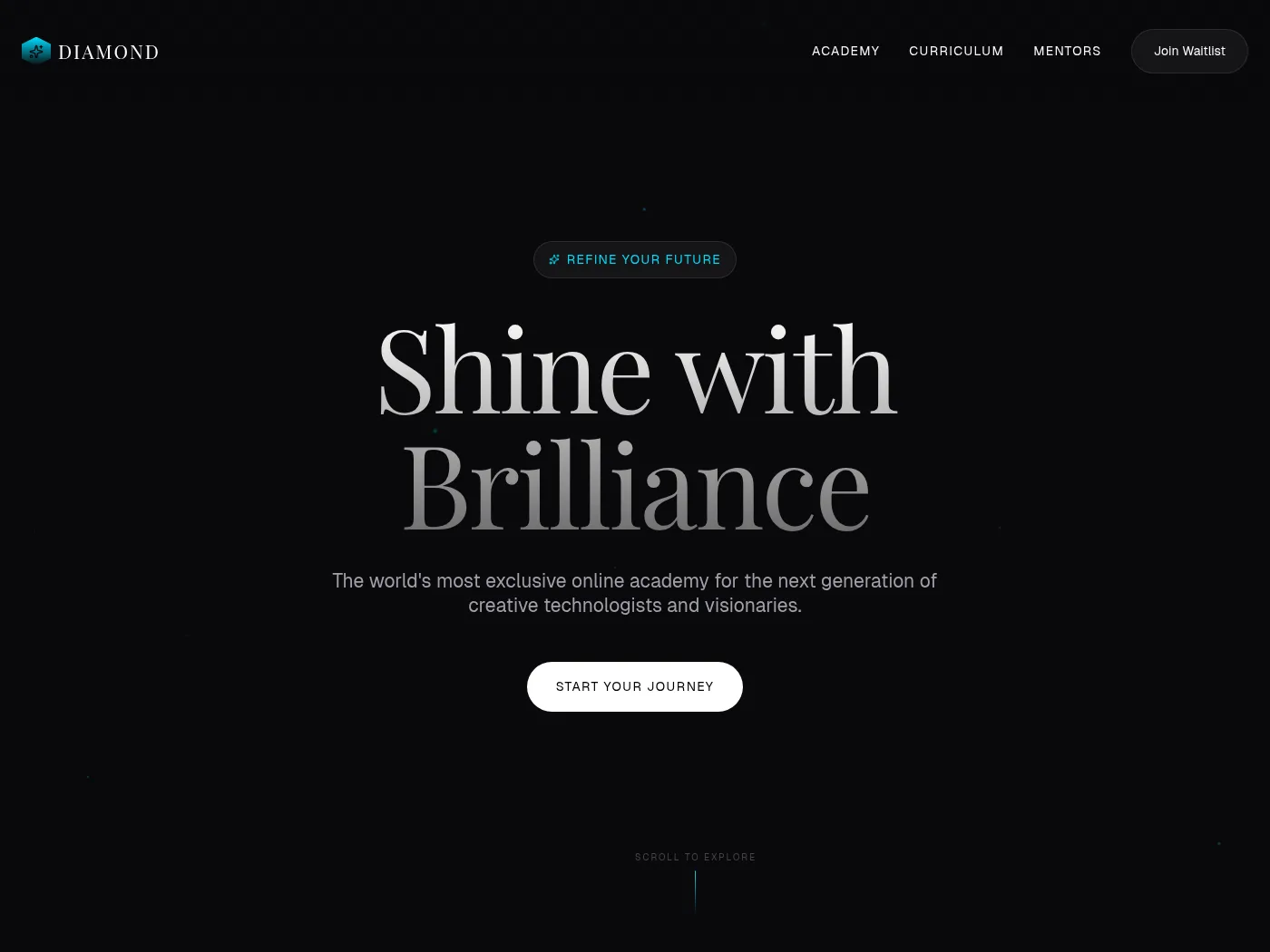 Diamond Academy Animated Site