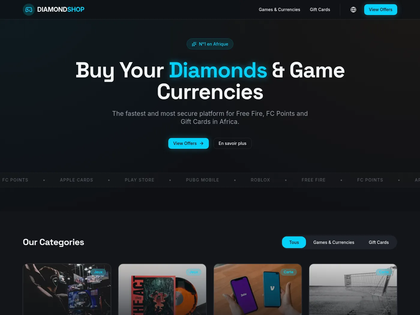 Diamond Game Shop