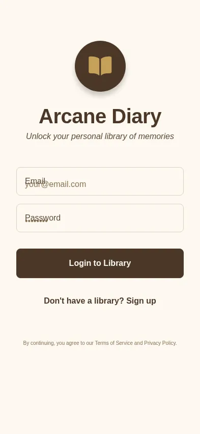 Arcane Diary Library