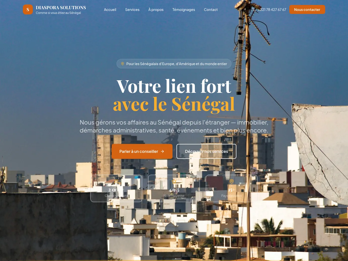 Sénégal Diaspora Services