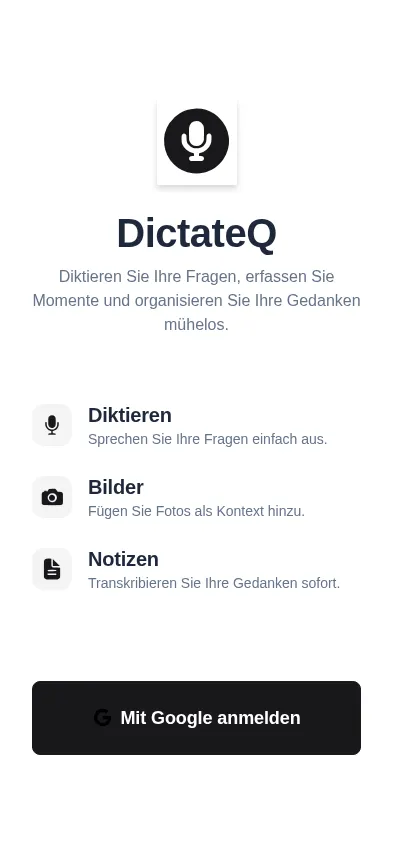 DictateQ Note App