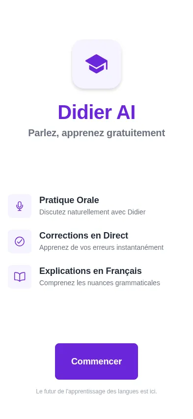 Didier AI Langue Mobile