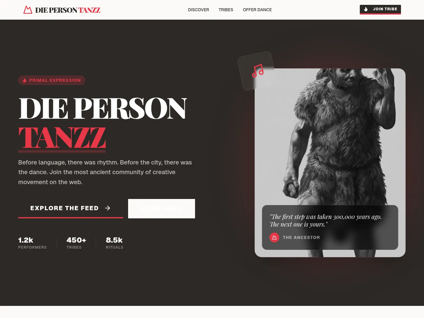 Die Person Tanzz