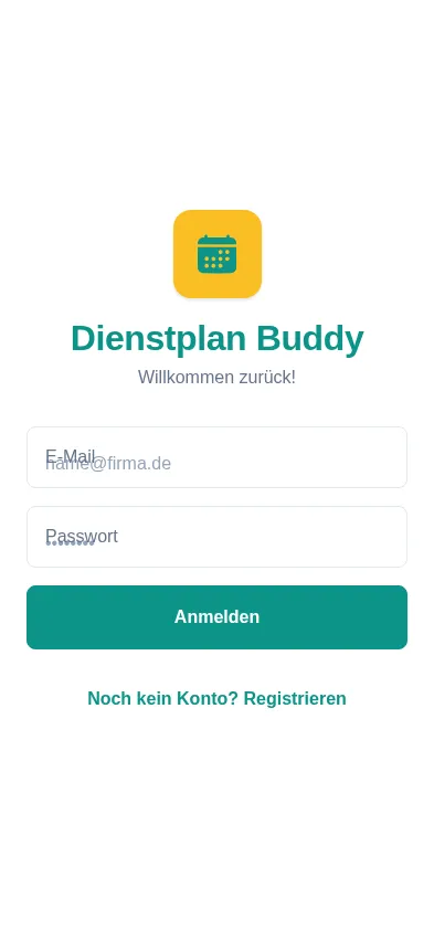Dienstplan Buddy