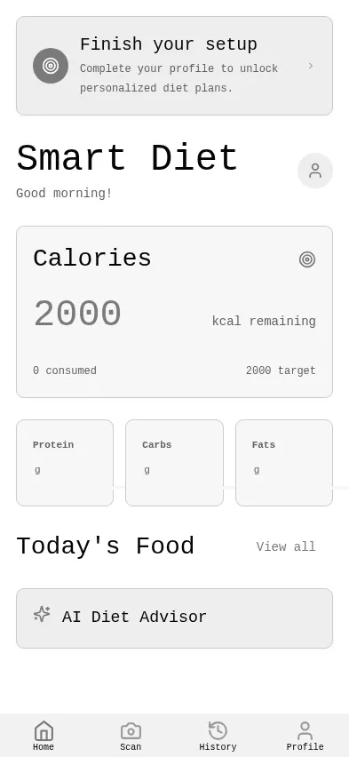Smart Diet Advisor