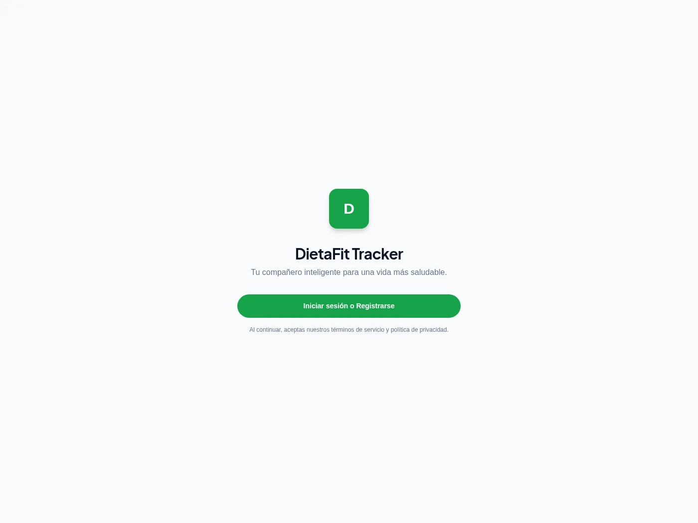 DietaFit Tracker
