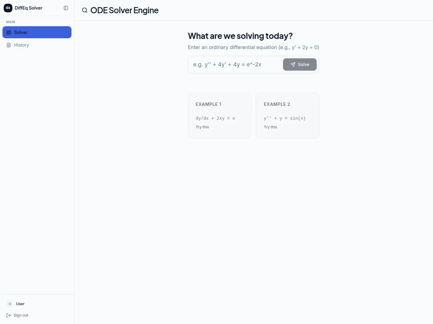DiffEq Solver Guide
