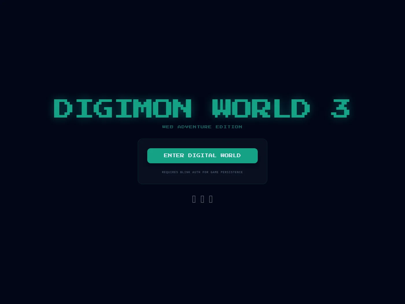 Digimon World 3 Web