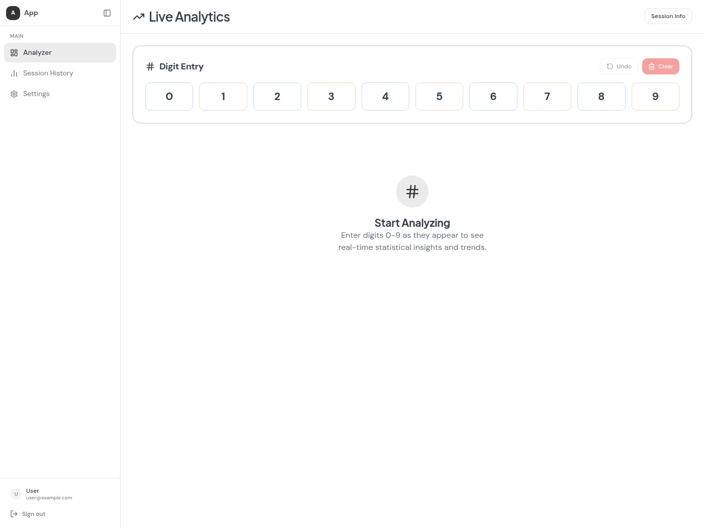 Digit Match Analyzer