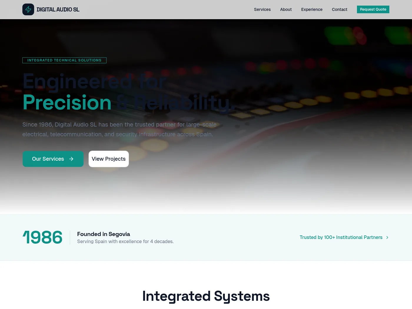 Digital Audio Webpage