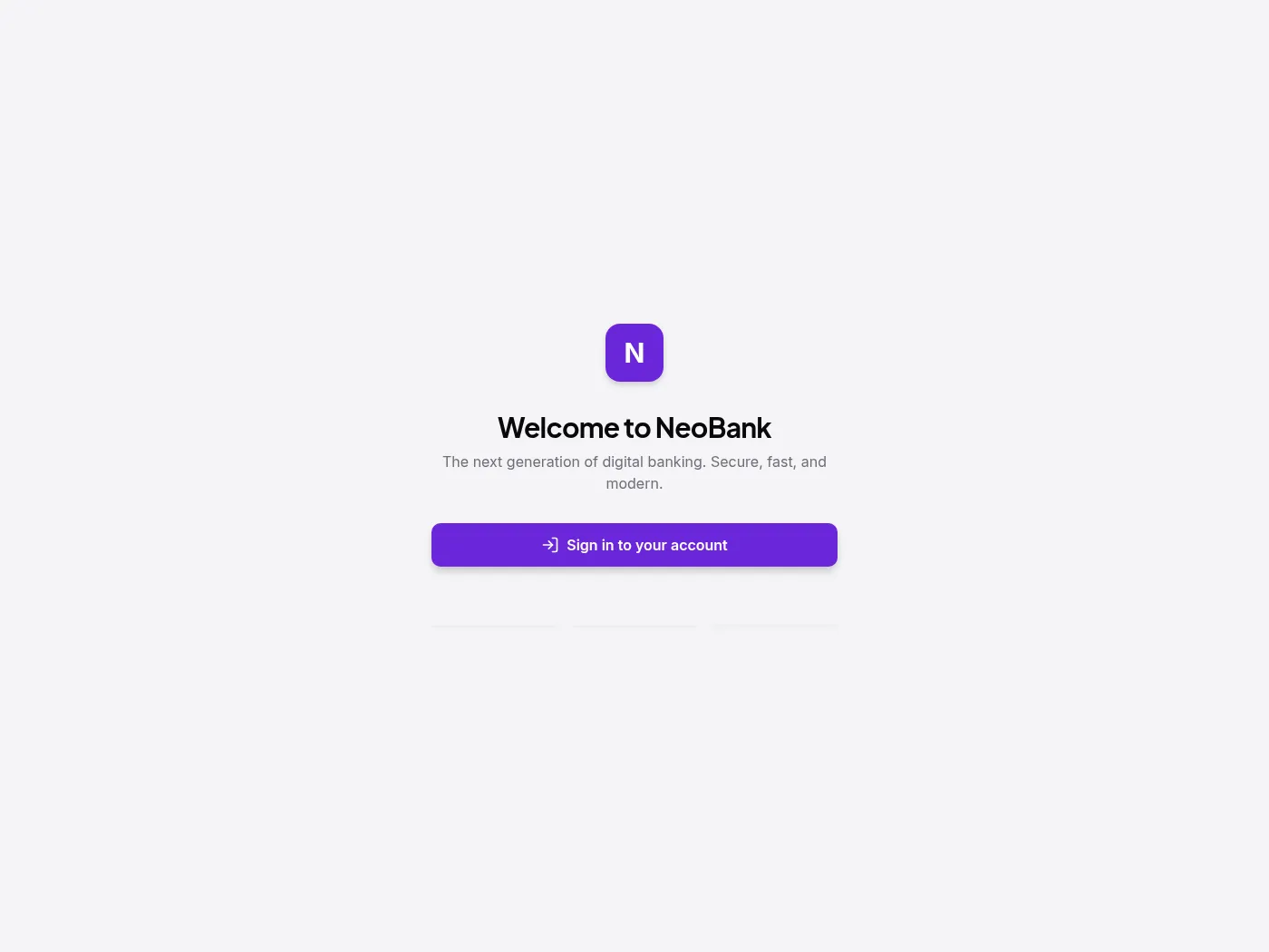 Next-Gen Digital Bank