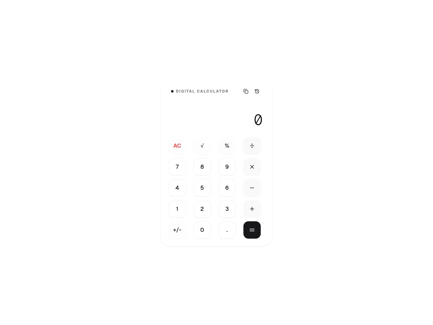 Digital Calculator